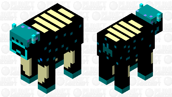 Warden cow Minecraft Mob Skin