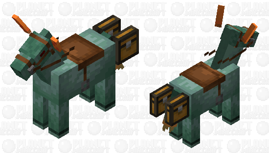 Guarkey (Guardian Donkey) Minecraft Mob Skin