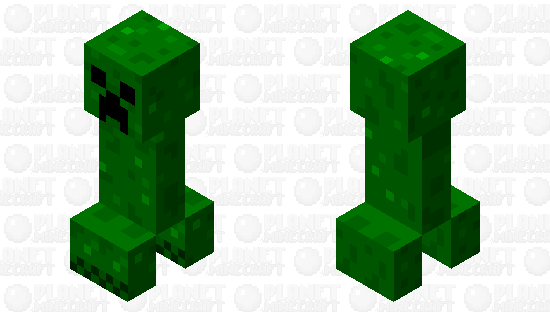 Dungeons Creeper Minecraft Mob Skin