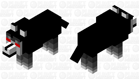 husky but better angry Minecraft Mob Skin