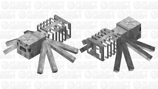 Skider (Skeleton Spider) Minecraft Mob Skin