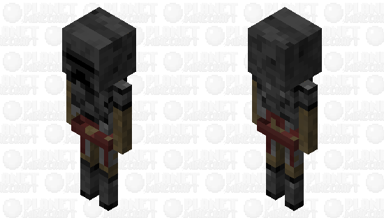 Dried Skeleton knight Minecraft Mob Skin
