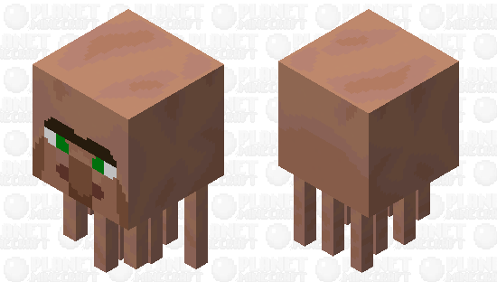Vhast (Villager Ghast) Minecraft Mob Skin