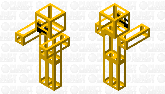 glowing parrot Minecraft Mob Skin