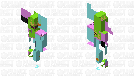 Sticking Minecraft Mob Skin