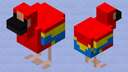 Parrot Chicken (Blue) Minecraft Mob Skin