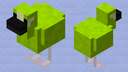 Parrot Chicken (Blue) Minecraft Mob Skin