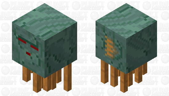 Guarhast (Guardian Ghast) Minecraft Mob Skin