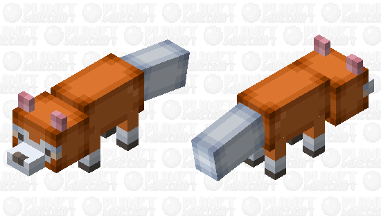The Talking Fox Minecraft Mob Skin