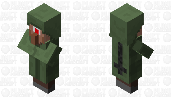 Гуль-житель (одноглазый) Minecraft Mob Skin