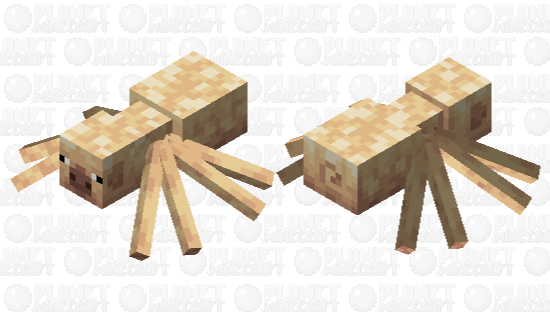 Cold Pider (Pig Spider) Minecraft Mob Skin