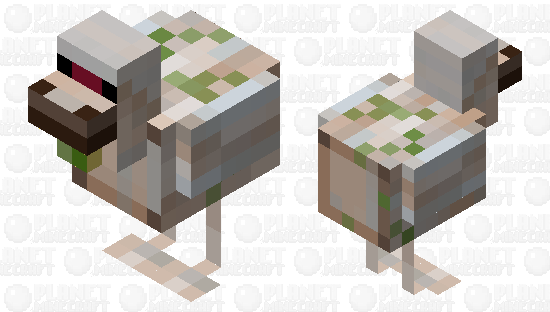 Iron Golem Chicken Minecraft Mob Skin