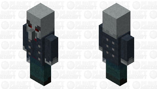 Scary Vindicator Minecraft Mob Skin