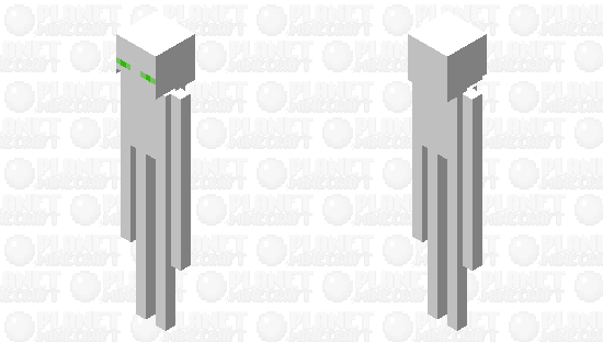 white enderman Minecraft Mob Skin