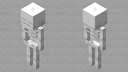 Clean skeleton Minecraft Mob Skin