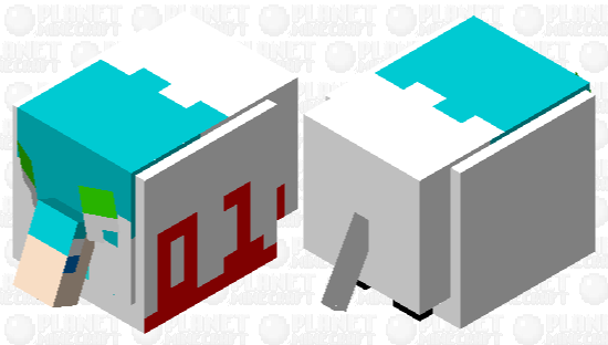 miku armadillo Minecraft Mob Skin