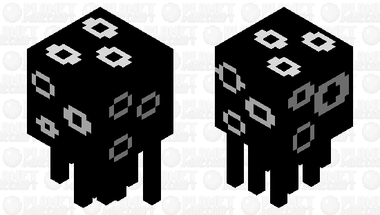 Creepy Ghast Minecraft Mob Skin