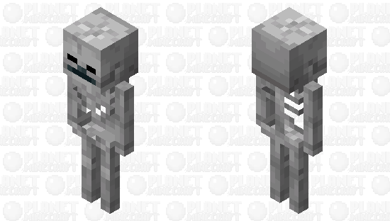 Remastered Skeleton Minecraft Mob Skin