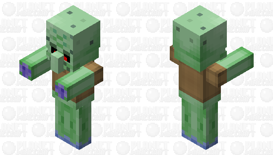 Angry Squidward Minecraft Mob Skin