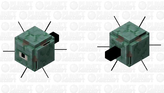 gurdian with tail Minecraft Mob Skin