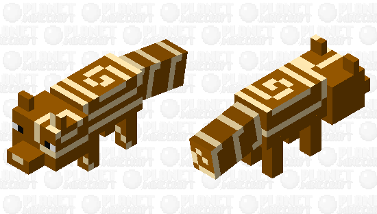 Cinnamon-Role Fox Minecraft Mob Skin