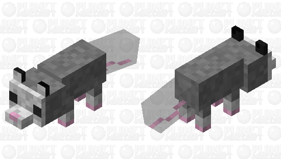 Possum Minecraft Mob Skin
