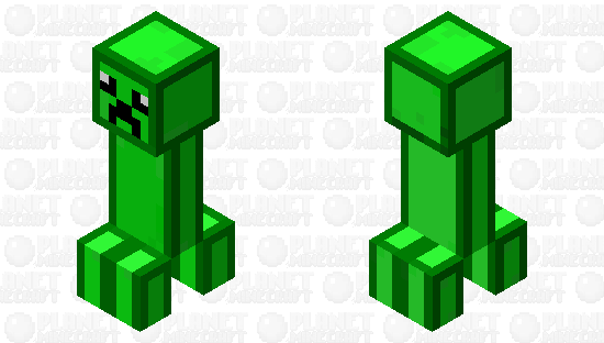 NooBy creeper Minecraft Mob Skin