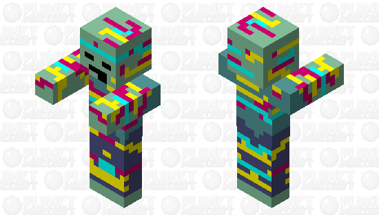 oak style zombie Minecraft Mob Skin