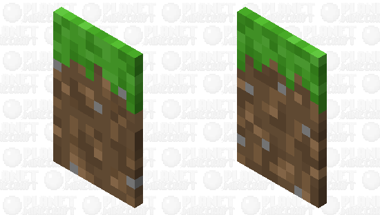 Dirt With Grass Cape! Minecraft Mob Skin