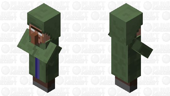scary vilager Minecraft Mob Skin