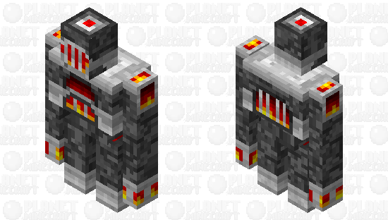 Furnace Golem Minecraft Mob Skin