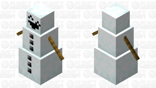 Happi snowman Minecraft Mob Skin