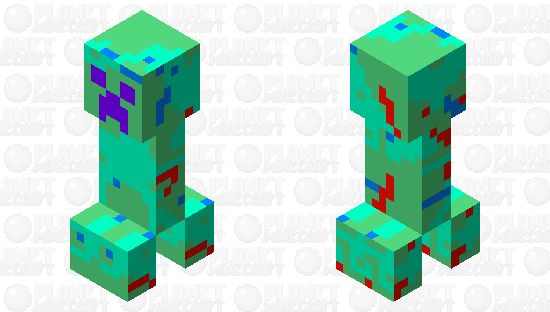 charged creeper Minecraft Mob Skin