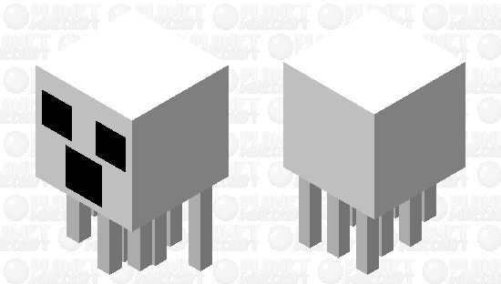 Ghost Ghast Minecraft Mob Skin