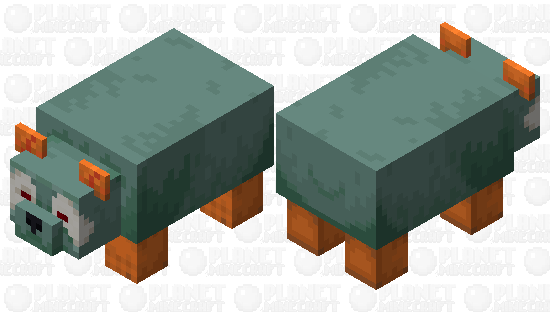 Guarda (Guardian Panda) Minecraft Mob Skin