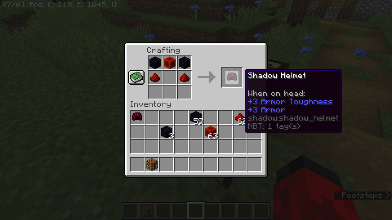SF Shadow Armor Minecraft Mod