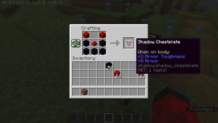SF Shadow Armor Minecraft Mod