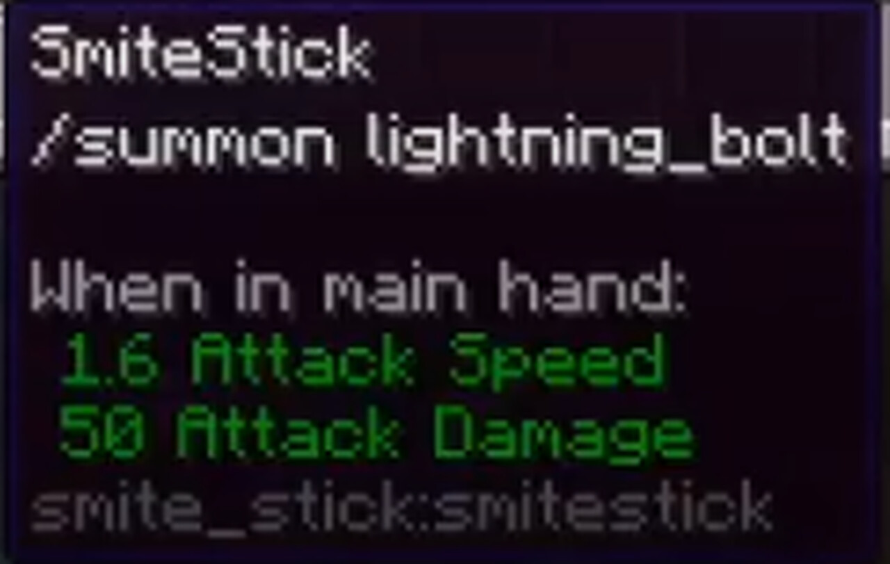Smite Stick Minecraft Mod