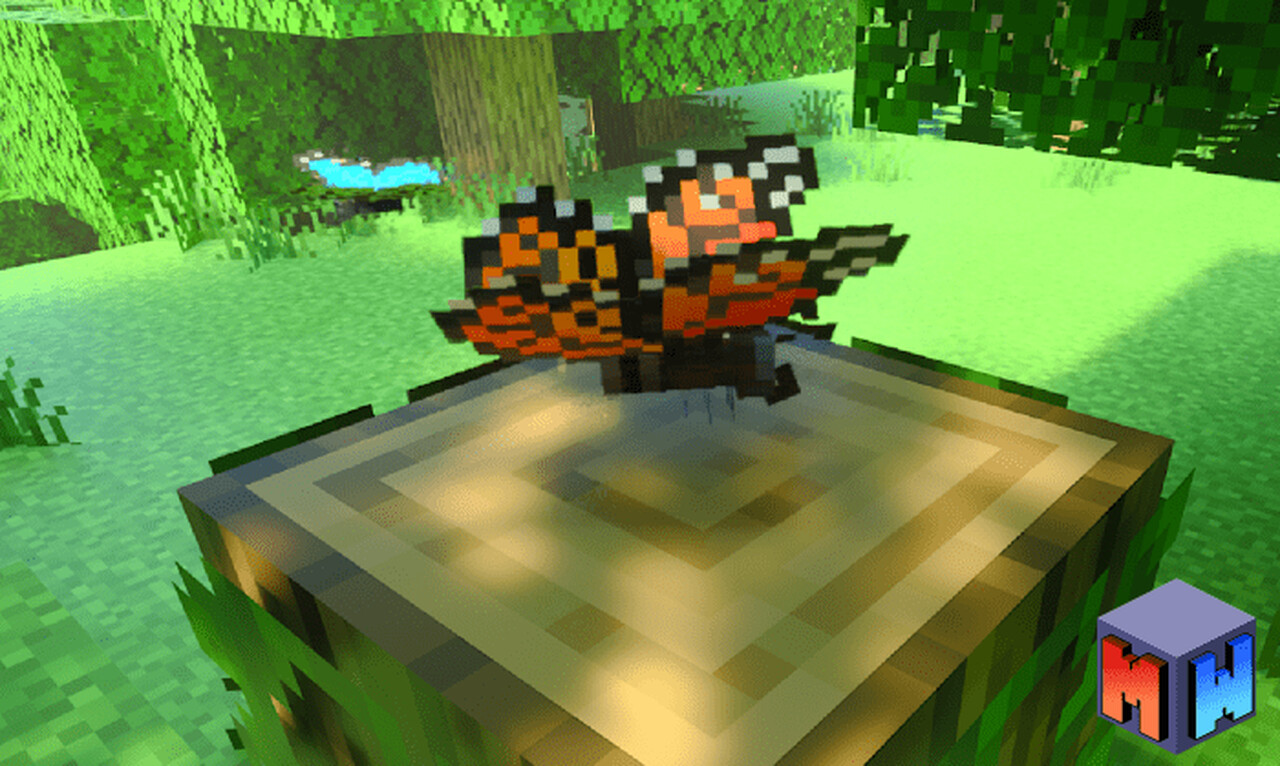 Butterfly Add-On (Bedrock) Minecraft Mod