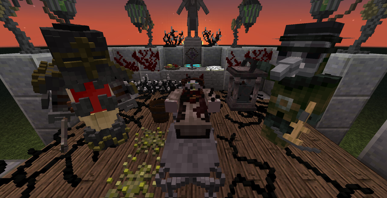 Black Plague Blocks (Armourer's Workshop) Minecraft Mod