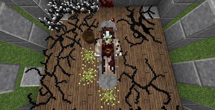 Black Plague Blocks (Armourer's Workshop) Minecraft Mod