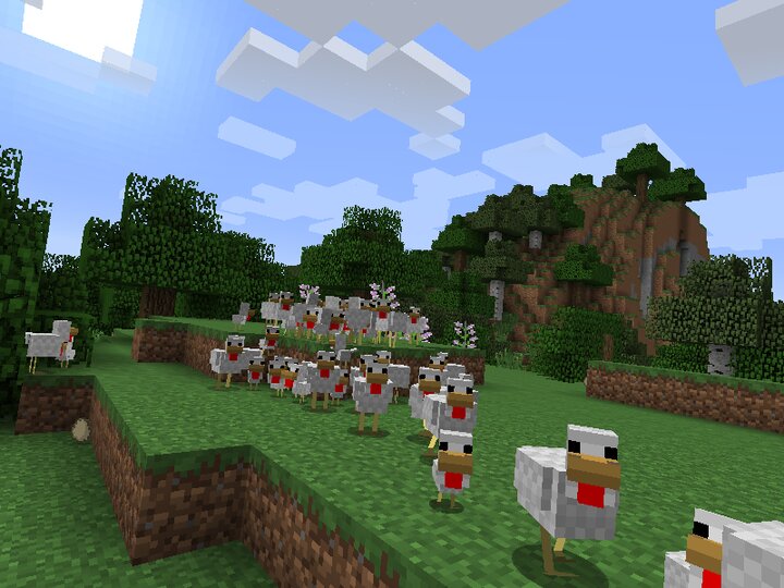 Aggressive Chickens for MC 1.7.* Minecraft Mod