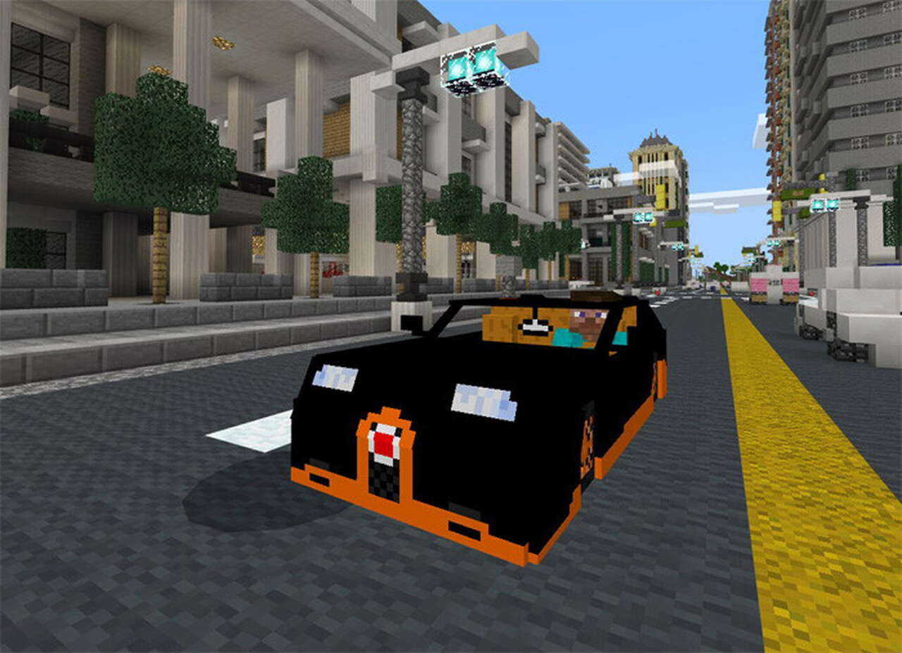 Bugatti Veyron Grand Super Sport Addon Minecraft Mod