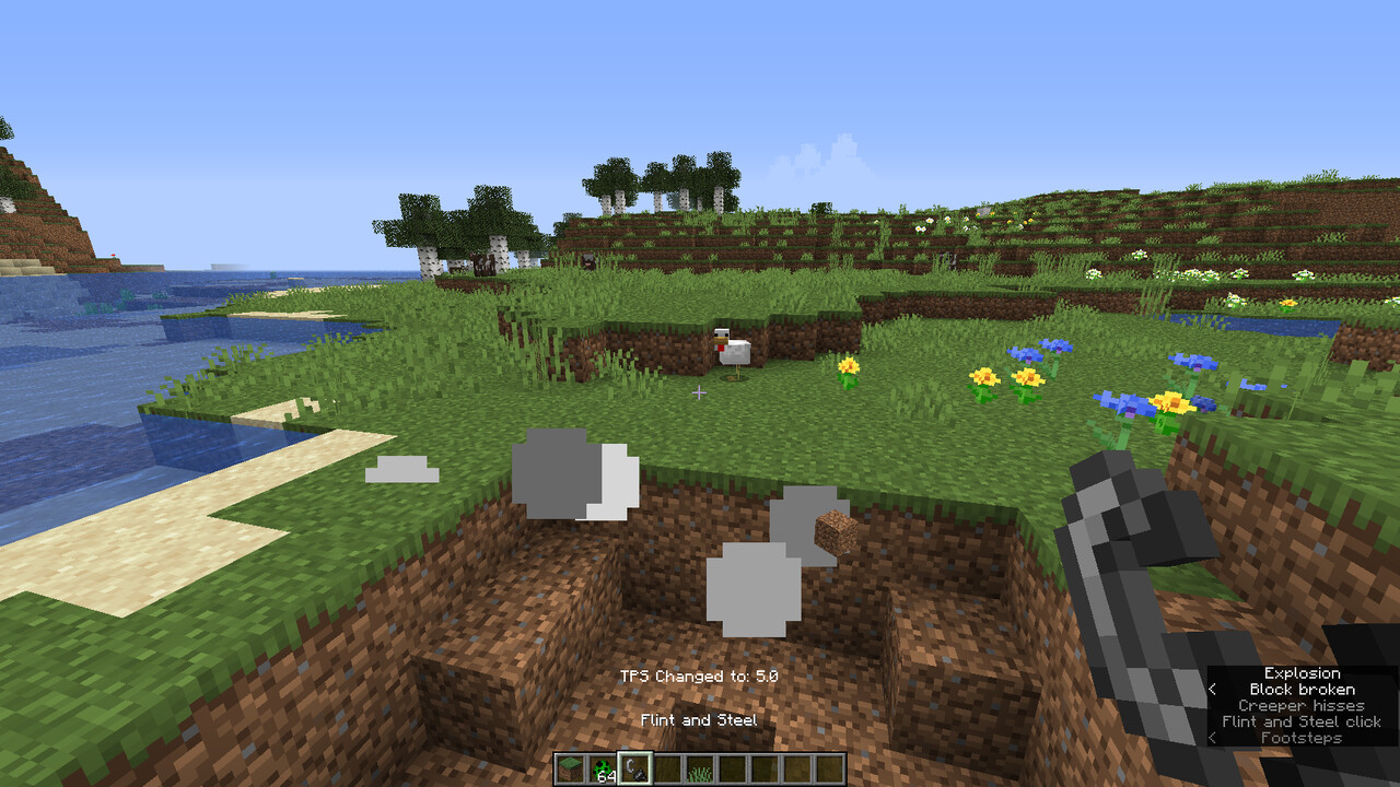 FabricTickRate (Slow motion & Fast forward) Minecraft Mod