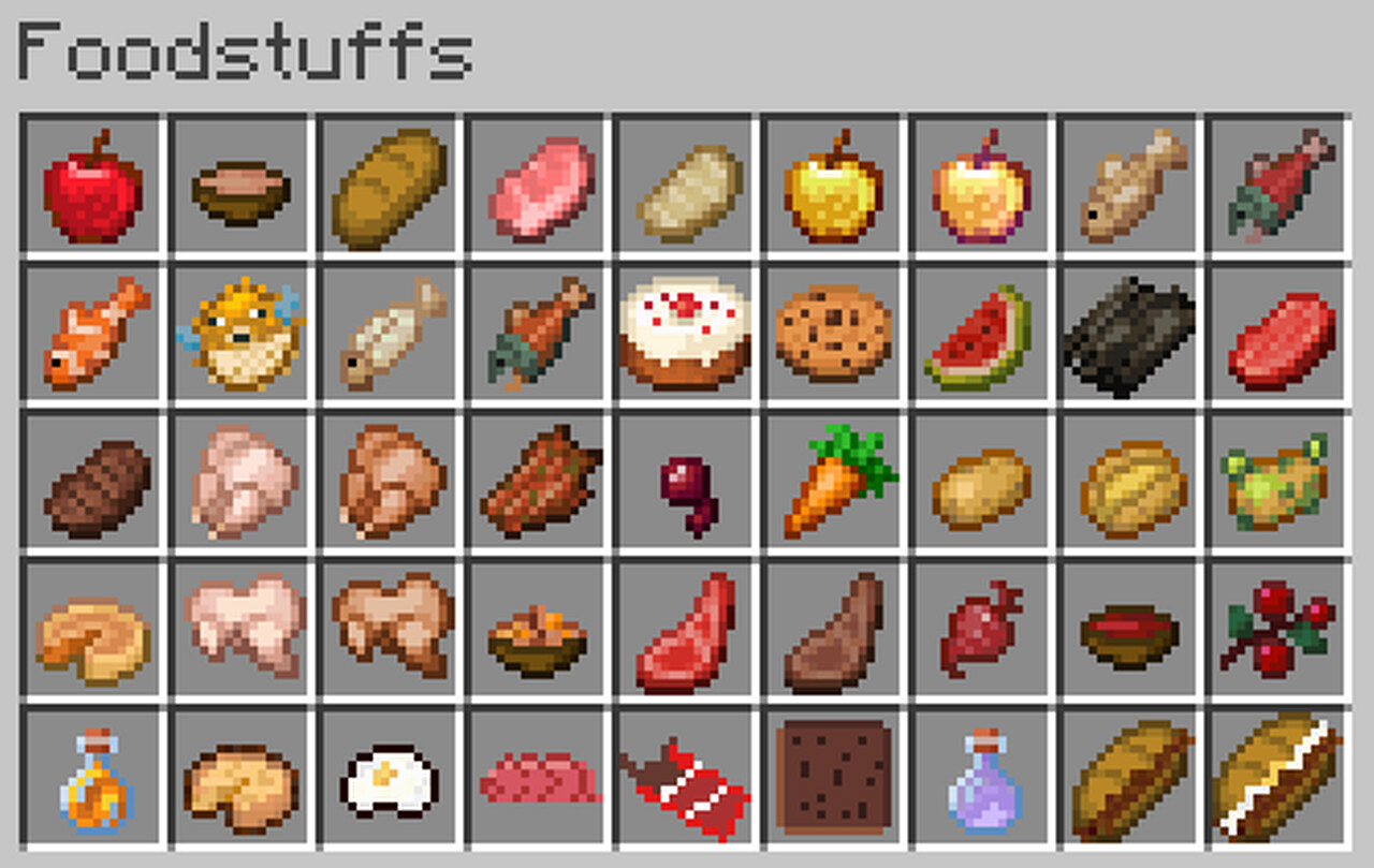 Simple Food Stuffs (1.16.3, Forge) Minecraft Mod