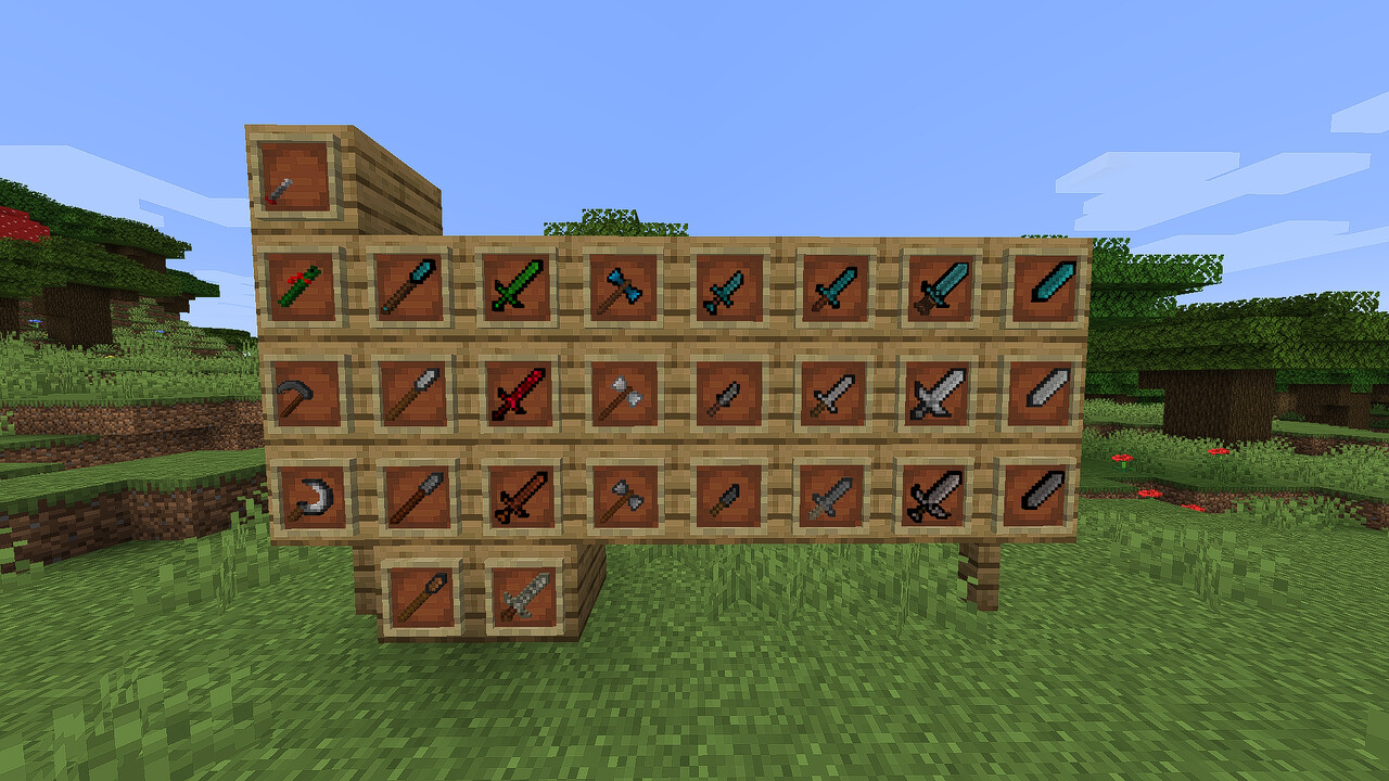 Spazarts' Expanded Weapons v1.1 Minecraft Mod