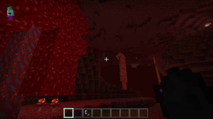 Giant Nether-Themed Enderman For Windows 10 and PE Minecraft Mod