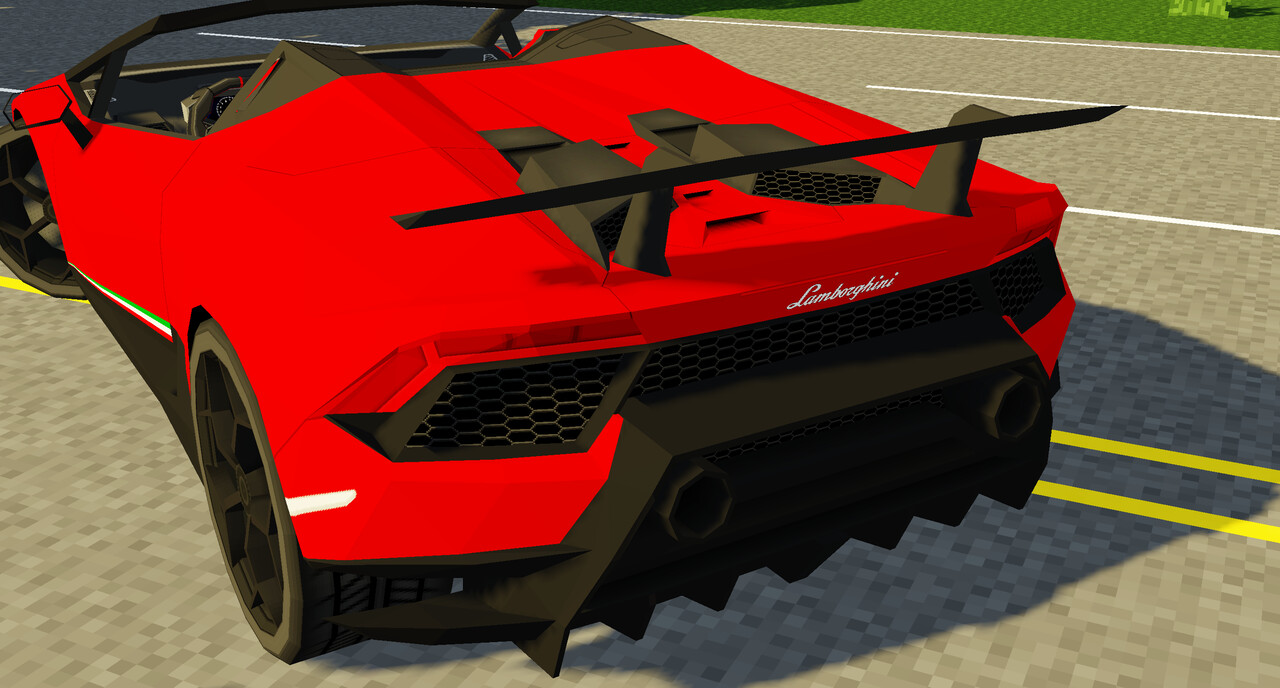 Lamborghini Huracán Performante Spyder Minecraft Mod