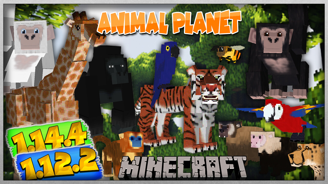 ANIMAL PLANET MOD 1.14.4 AND 1.12.2 (VERSION MOD 1.1.3) Minecraft Mod