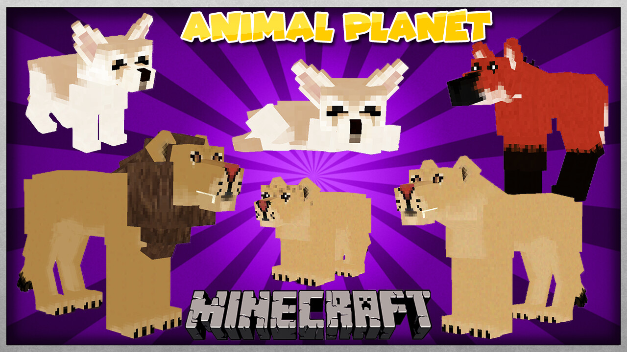ANIMAL PLANET MOD 1.14.4 AND 1.12.2 (VERSION MOD 1.1.3) Minecraft Mod